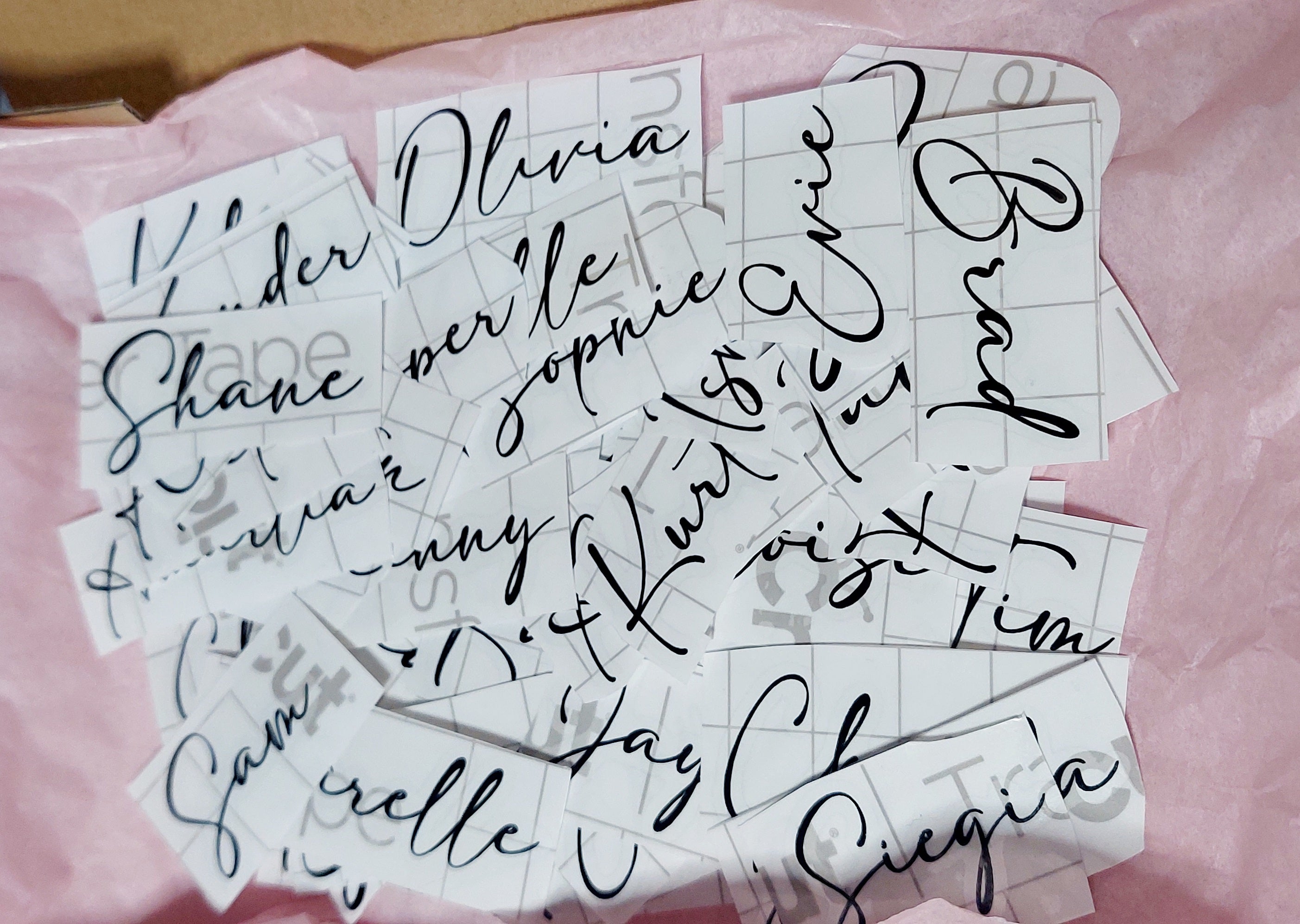 Vinyl Name Decals – Fearless Creations au